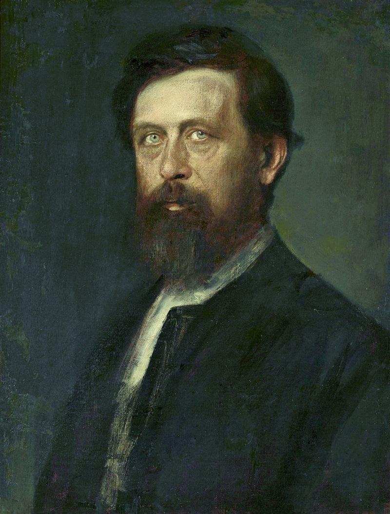 Portrait of Arnold Böcklin - Bilder, Gemälde und Ölgemälde-Replikation